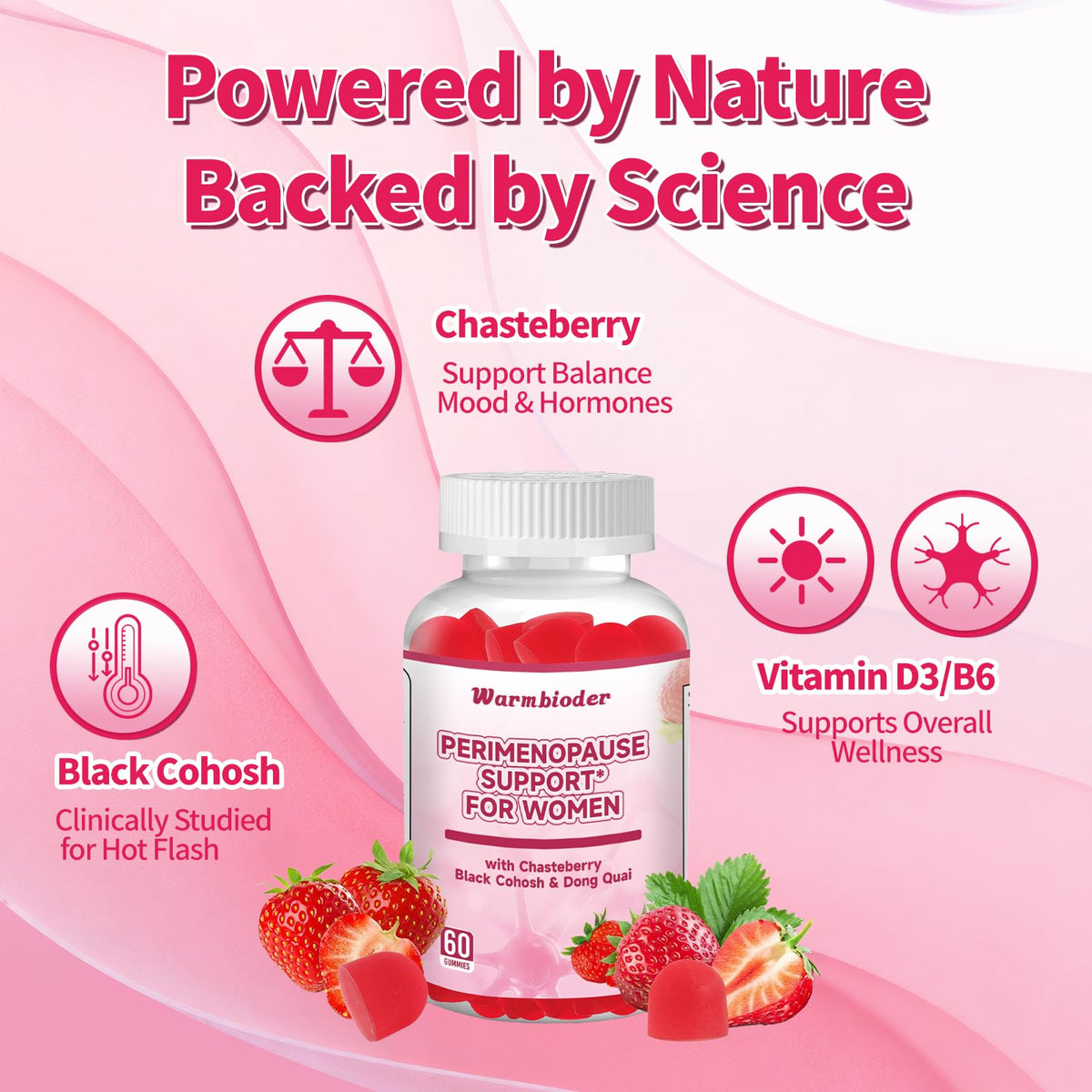 60 count perimenopause support supplements