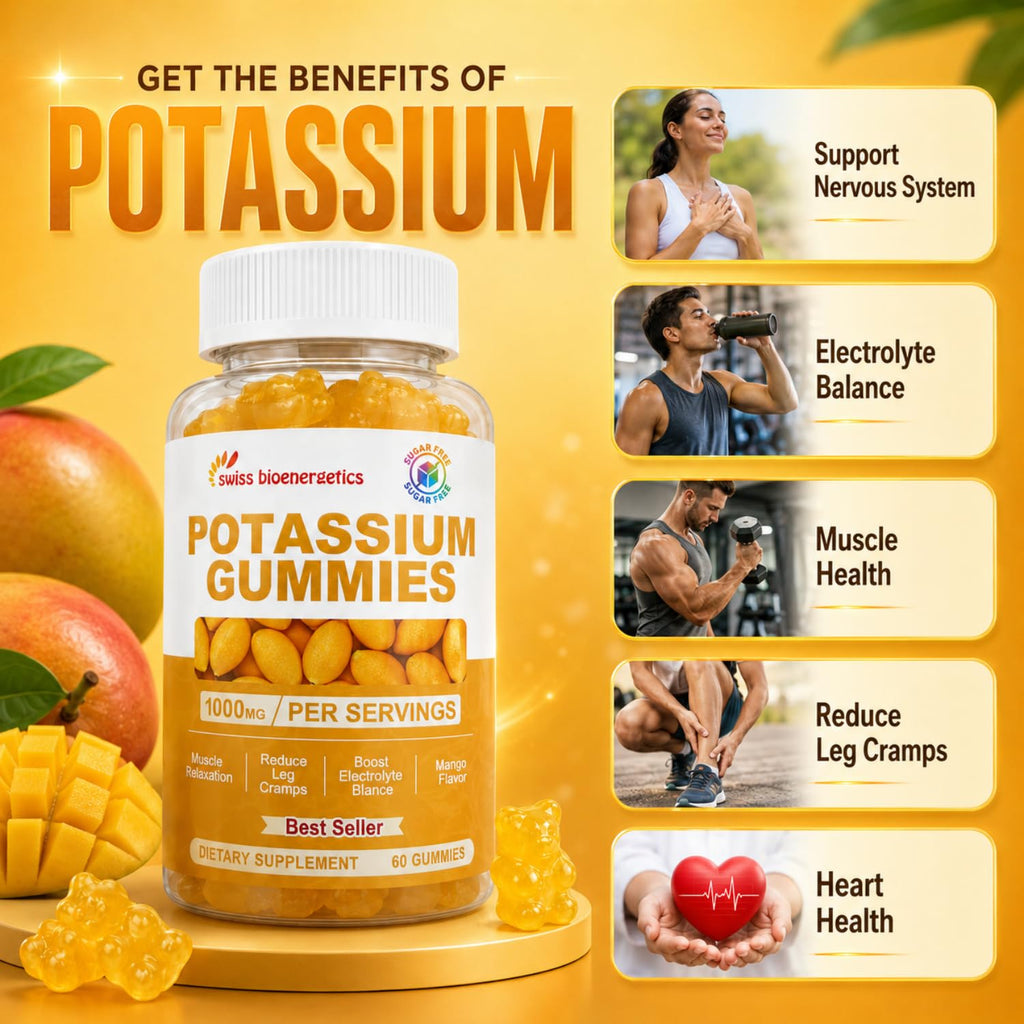 60 count potassium gummies bottle