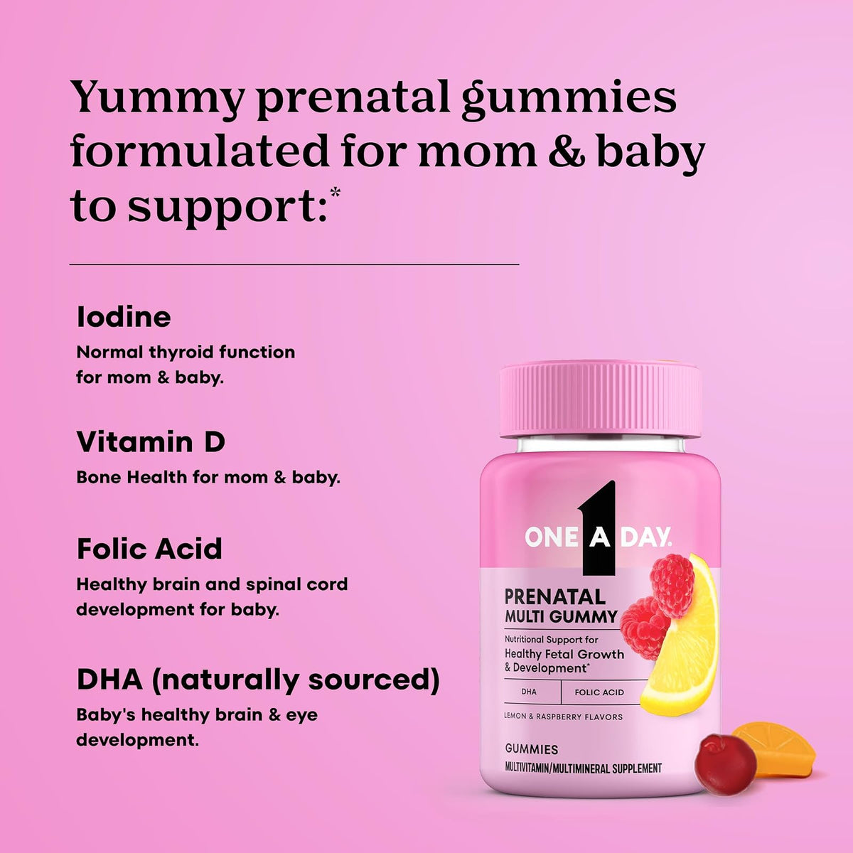 60 count prenatal vitamin gummies