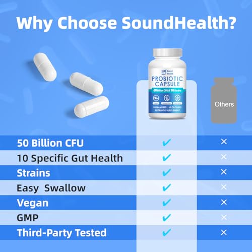 60 count probiotic capsules for adults