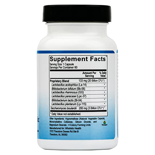 60 count probiotic capsules for women