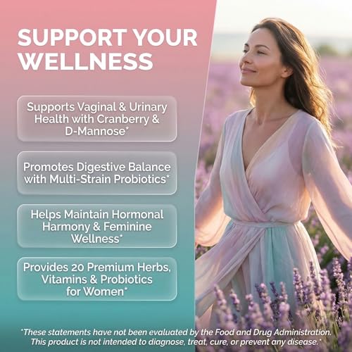 60 count probiotic capsules for women