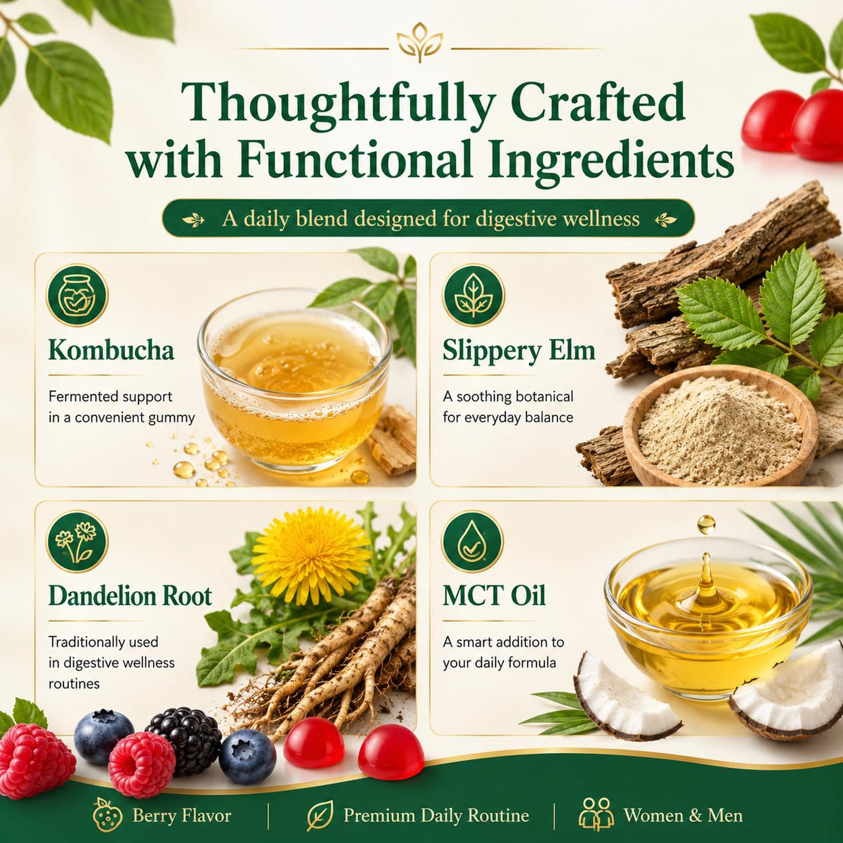 60 count probiotic gummies for daily use