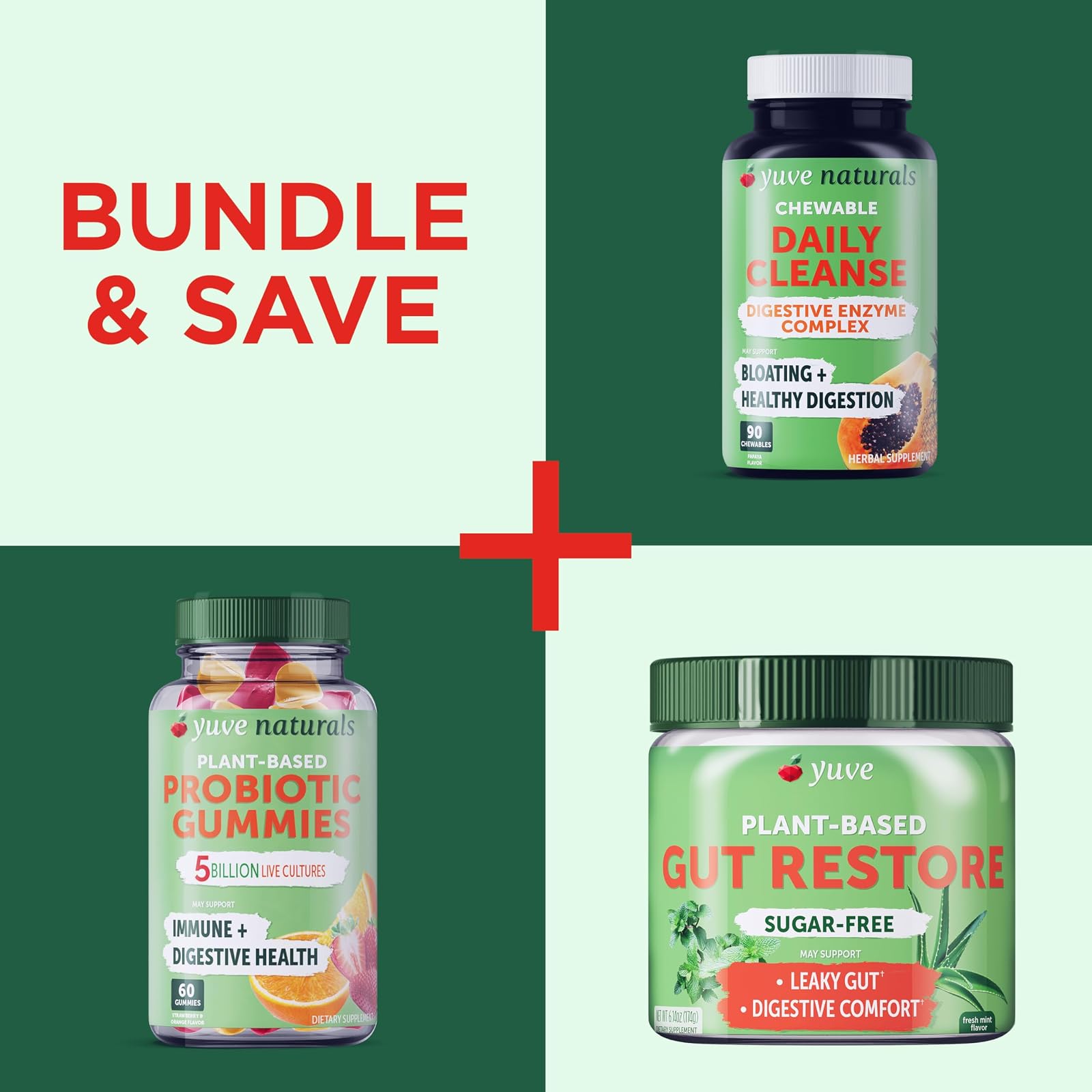 60 count probiotic gummies for family use