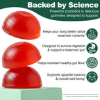60 count probiotic gummies for gut health