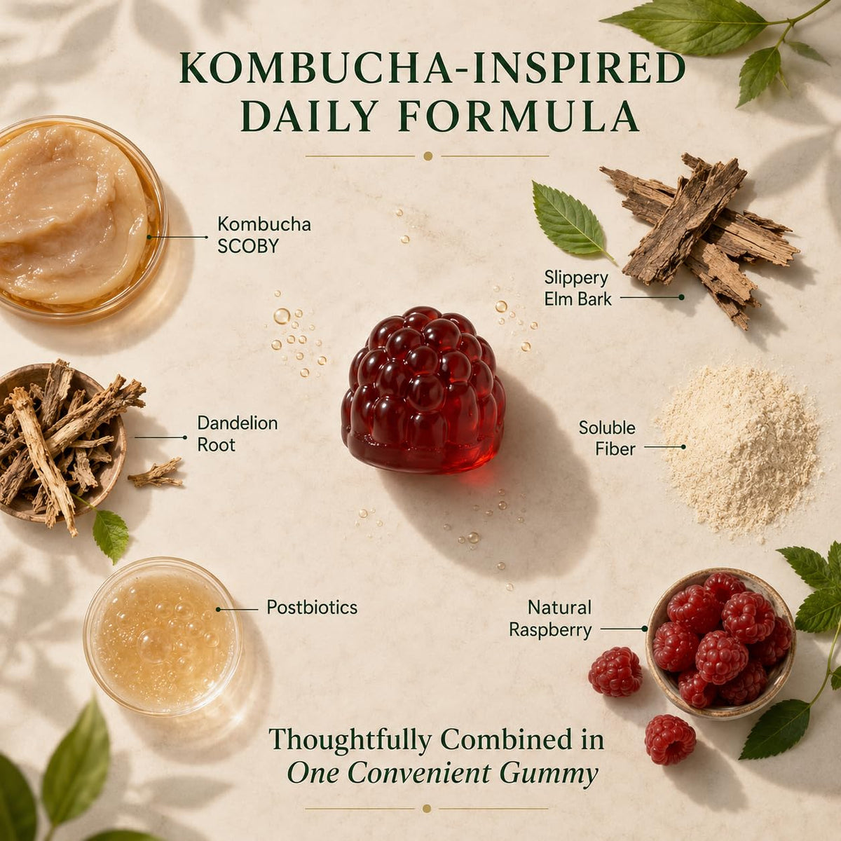 60 count probiotic gummies for gut health