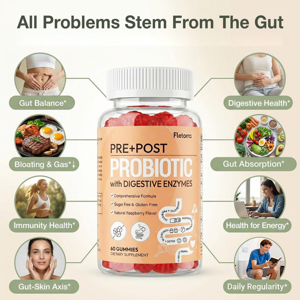 60 count probiotic gummies for wellness