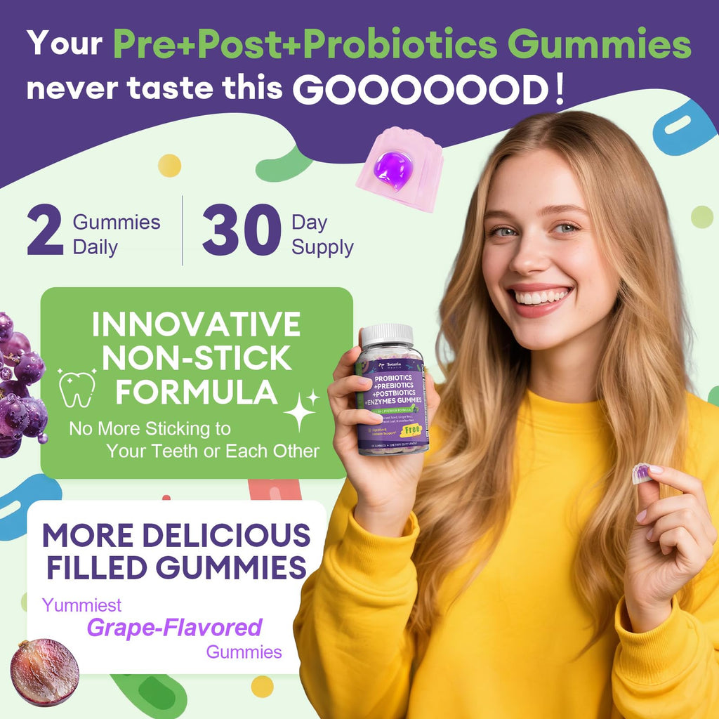 60 count probiotic gummy for everyday use