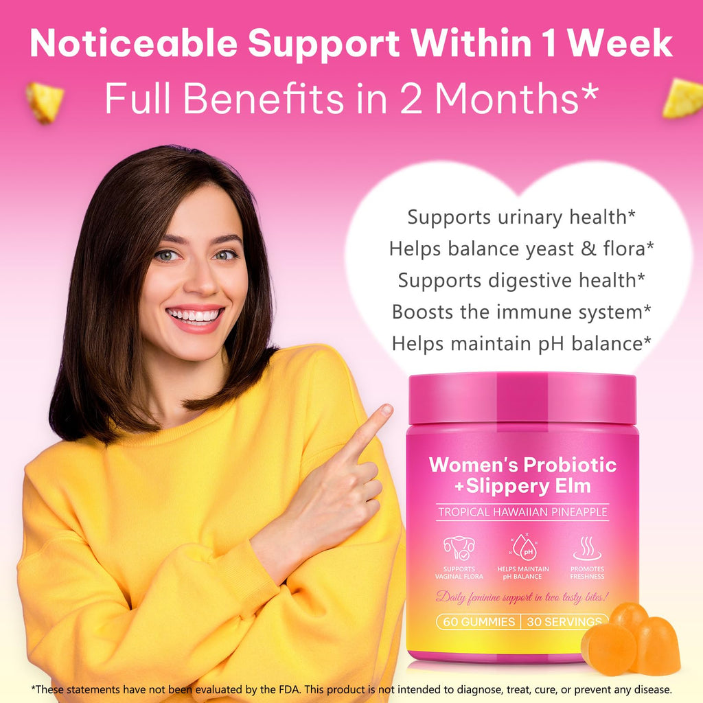 60 count probiotic gummy supplement