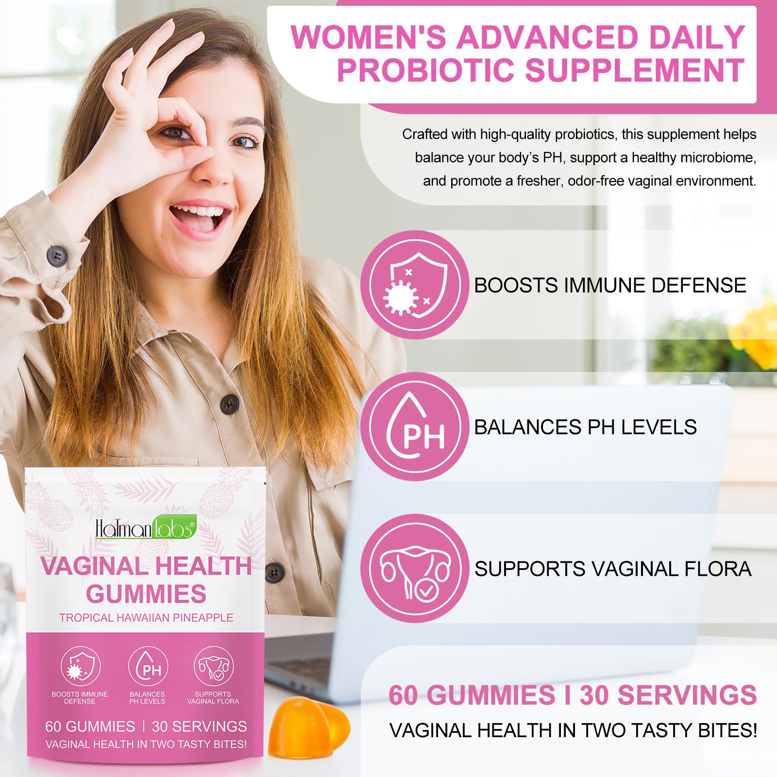 60 count probiotics for digestive health