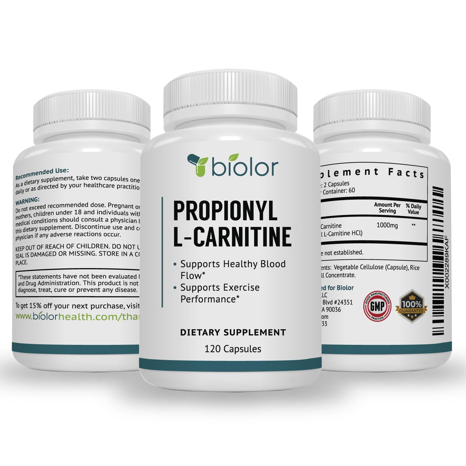 60 count propionyl-l-carnitine