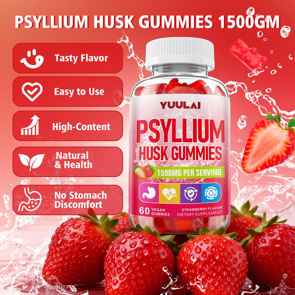60 count psyllium husk gummies