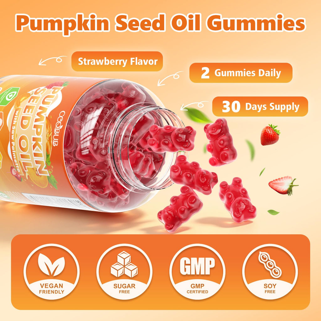 60 count pumpkin seed oil gummies