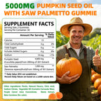 60 count pumpkin seed oil gummies