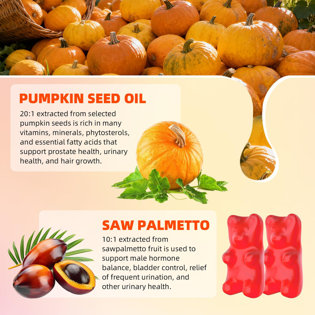 60 count pumpkin seed oil gummies