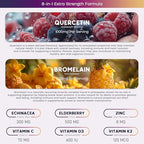 60 count quercetin gummies for daily use