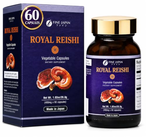 60 count Reishi mushroom supplement