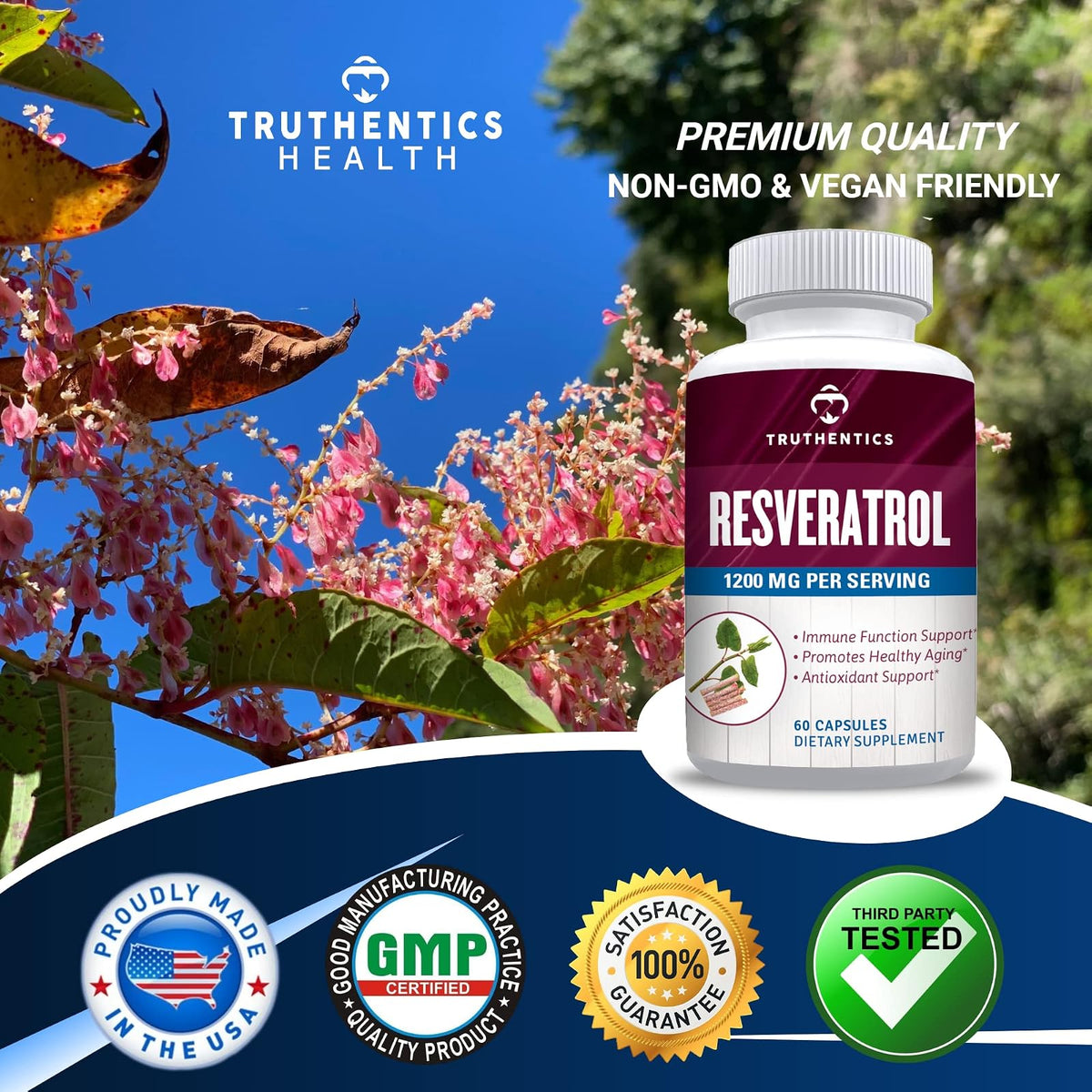 60 count resveratrol for daily use
