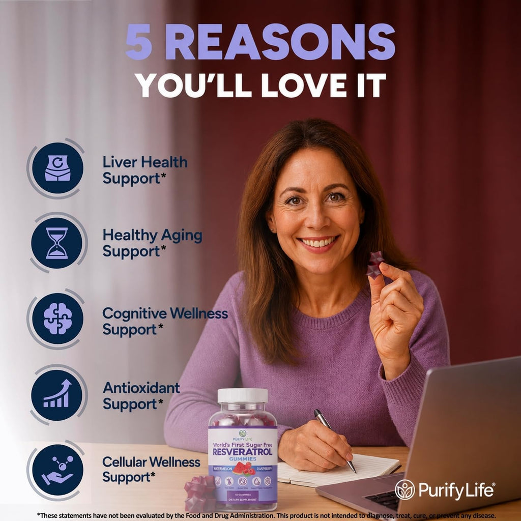 60 count resveratrol gummies for wellness