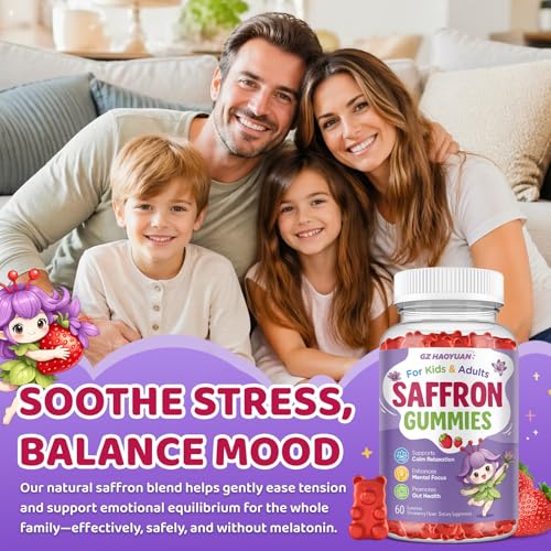 60 count saffron gummies for energy