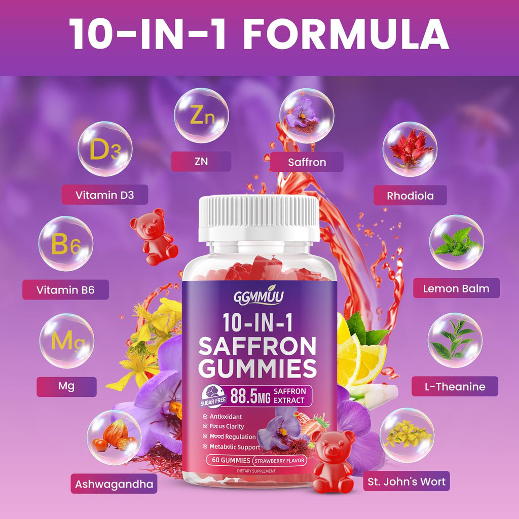 60 count saffron gummies