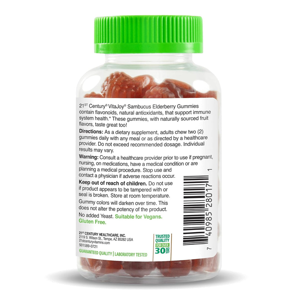60 count sambucus elderberry gummies