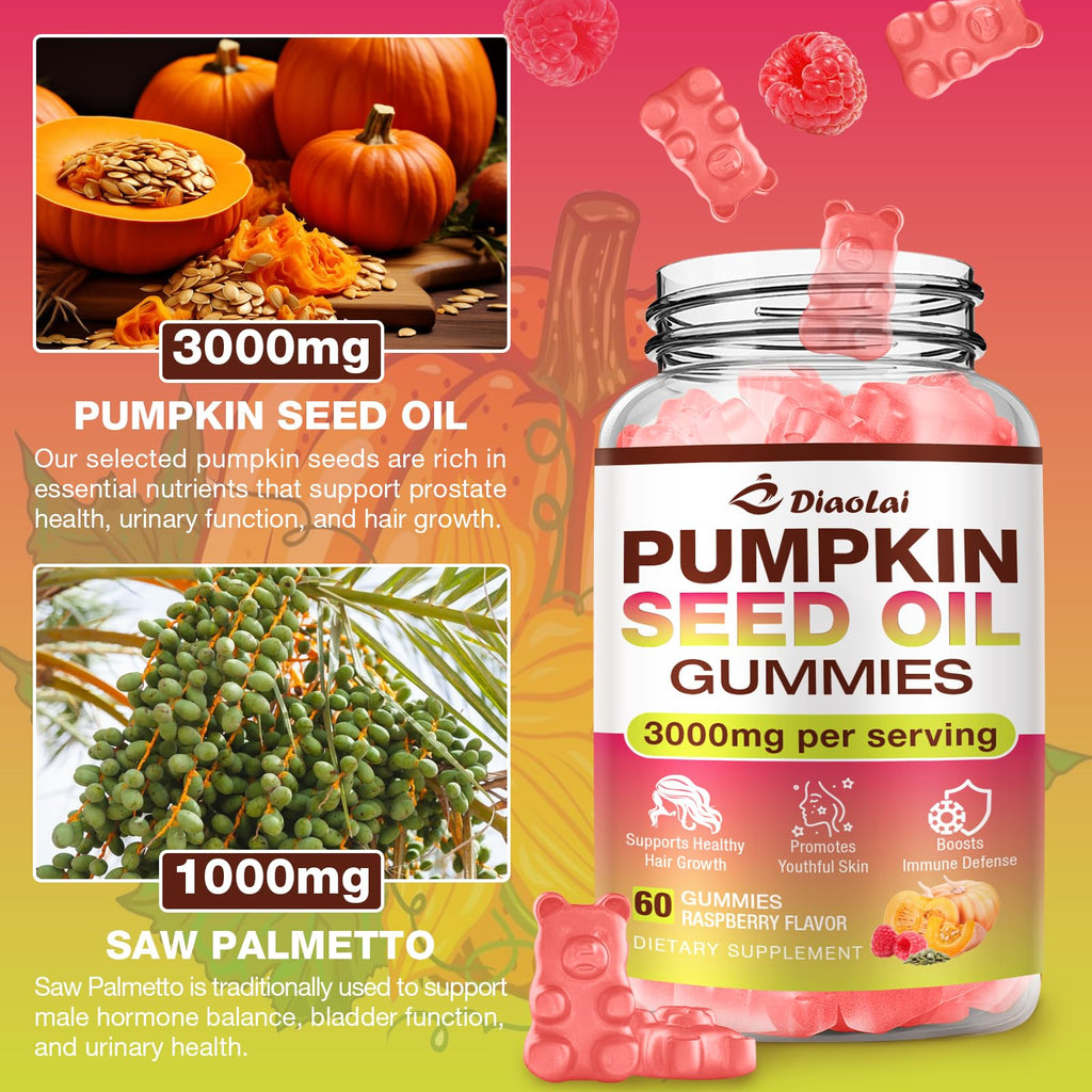 60 count saw palmetto gummy pack