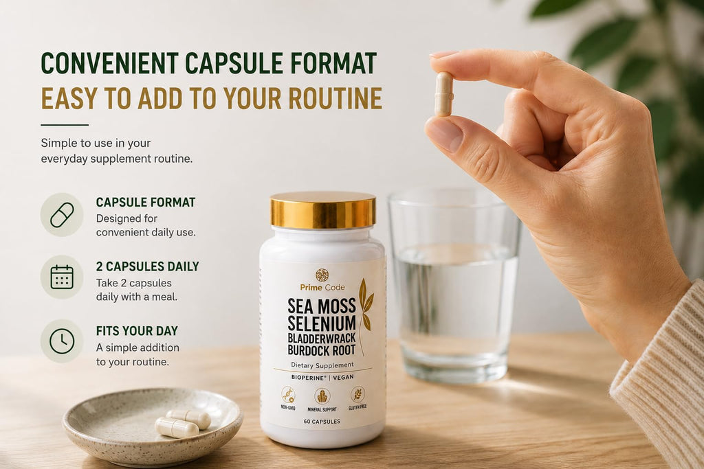 60 count sea moss capsules for vitality