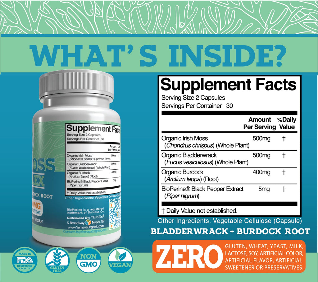 60 count sea moss capsules