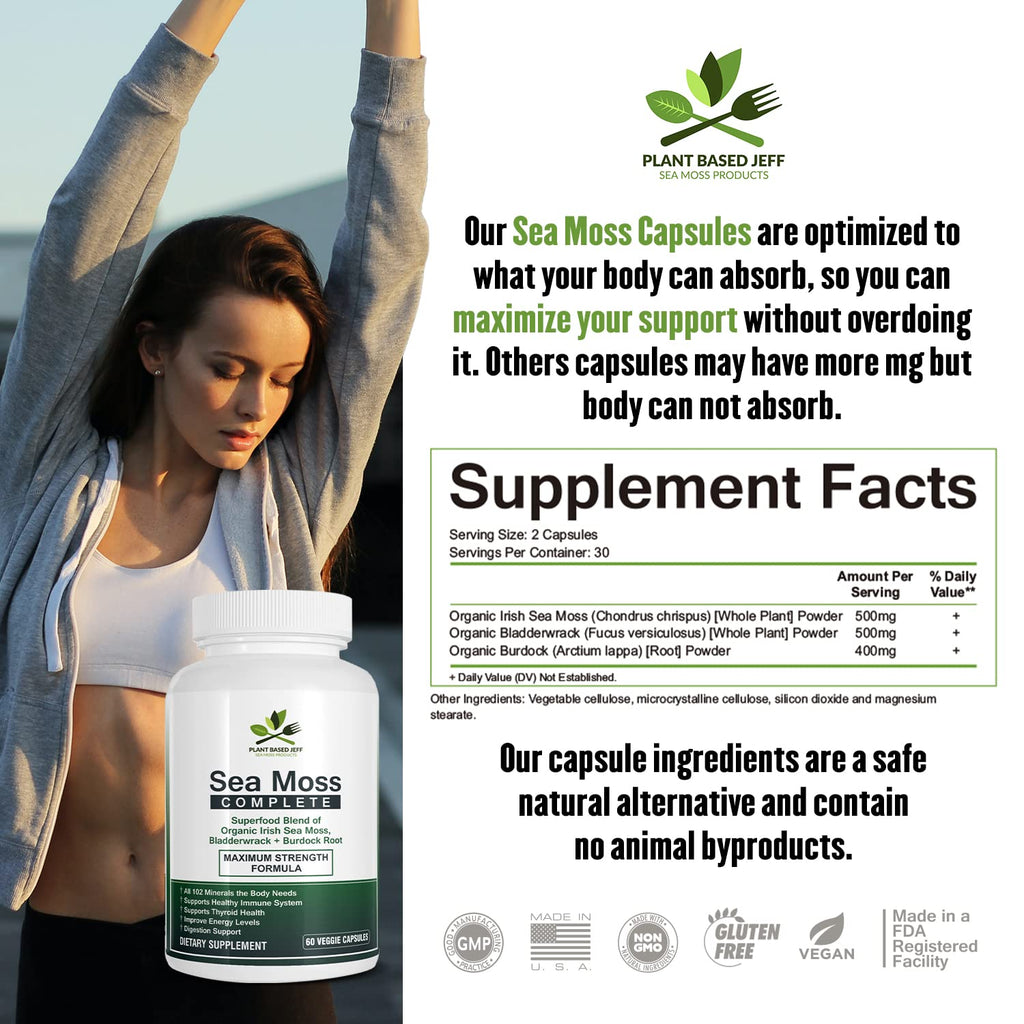 60 count sea moss capsules