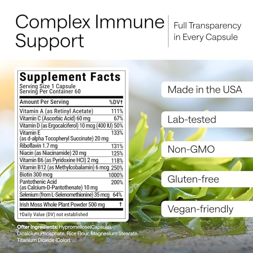 60 count sea moss supplement
