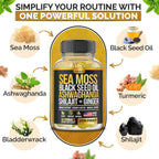 60 count sea moss wellness supplement