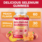 60 count selenium gummies for easy intake