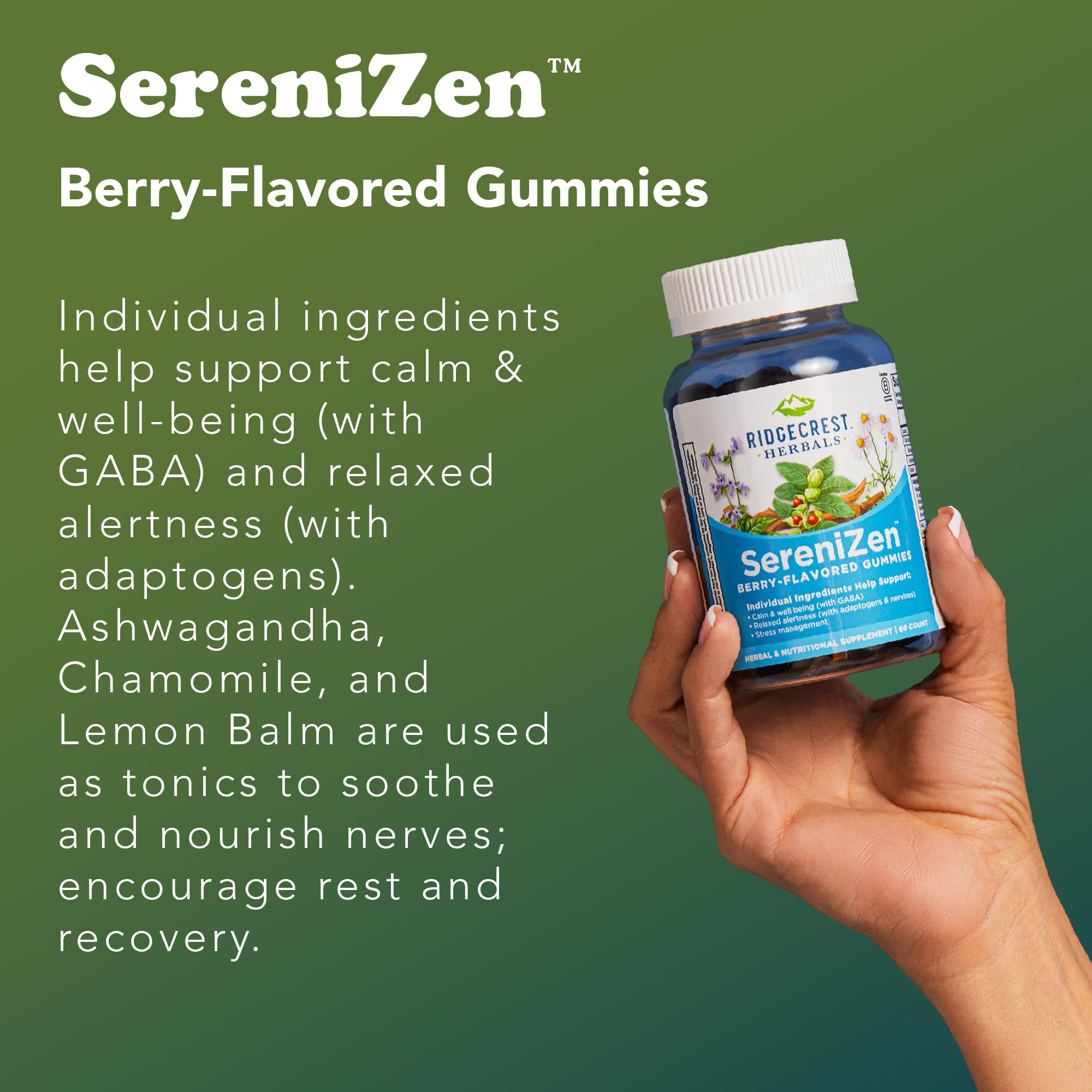 60 count SereniZen gummies for calmness