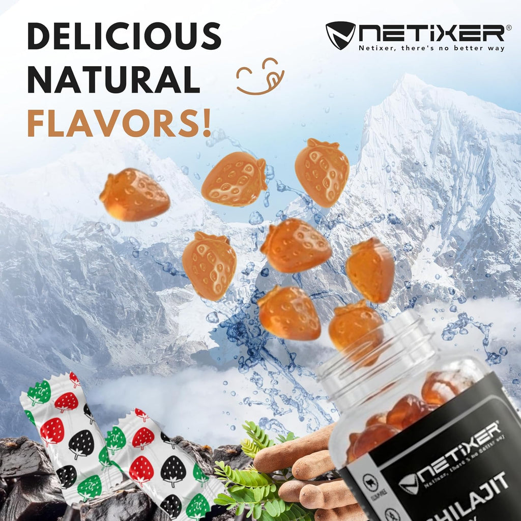 60 count Shilajit gummy supplements