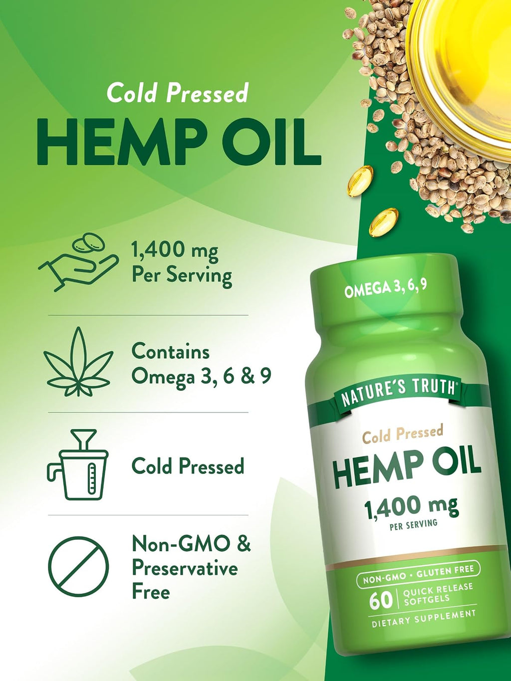 60 count softgels for convenience