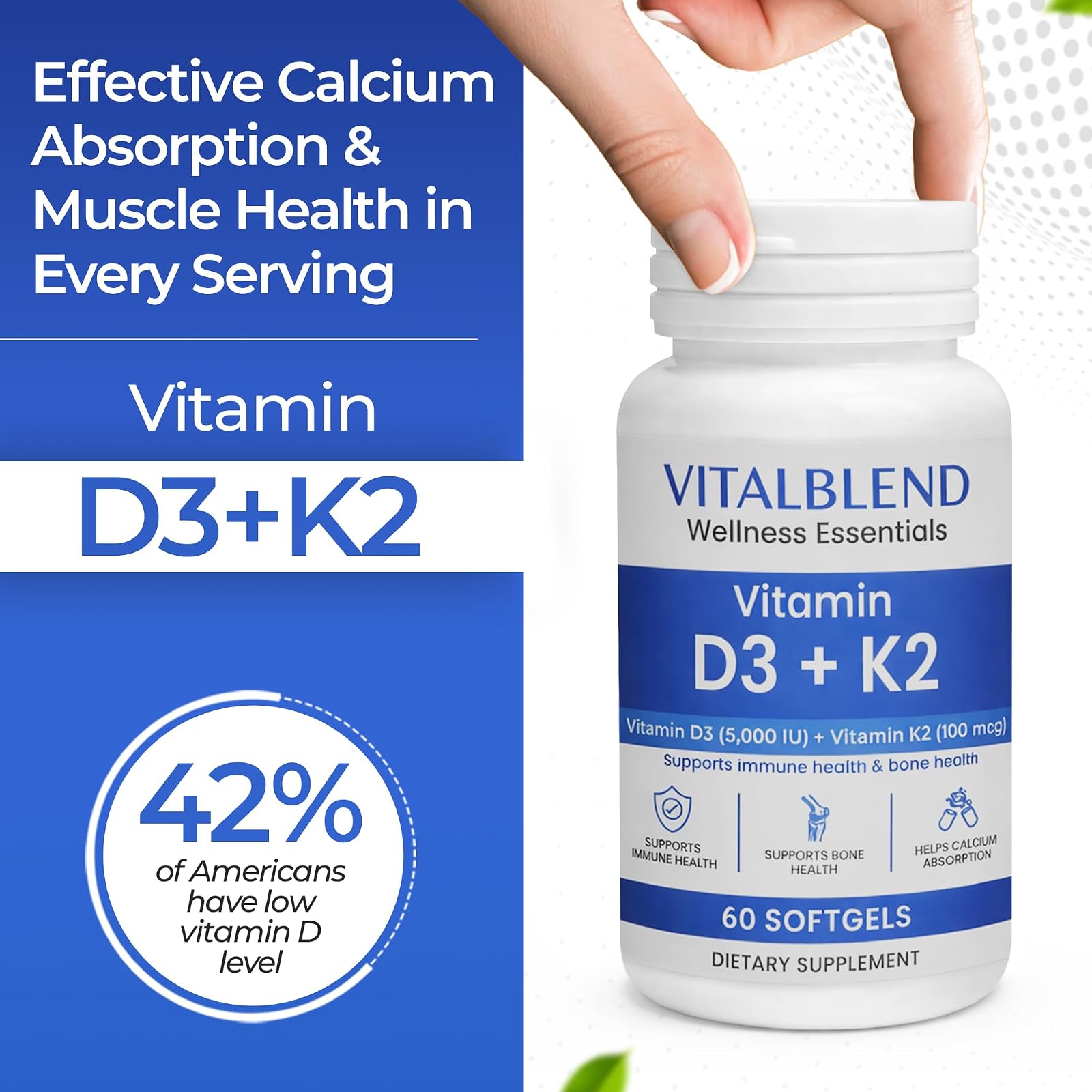60 count softgels for daily health