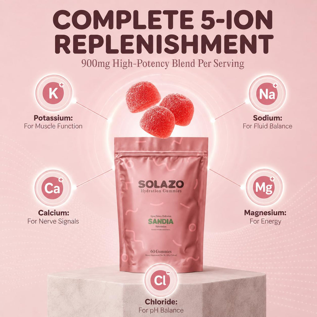 60 count Solazo gummies for energy