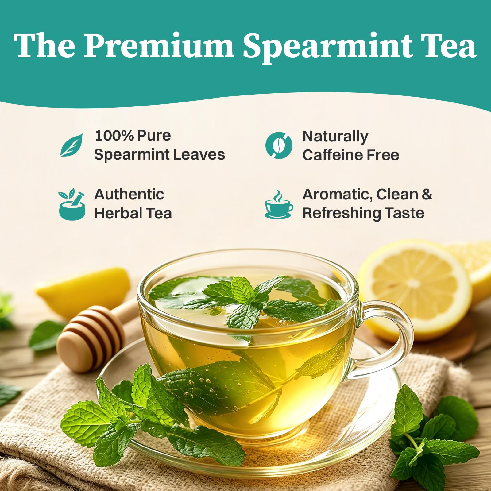 60 count spearmint tea for relaxation
