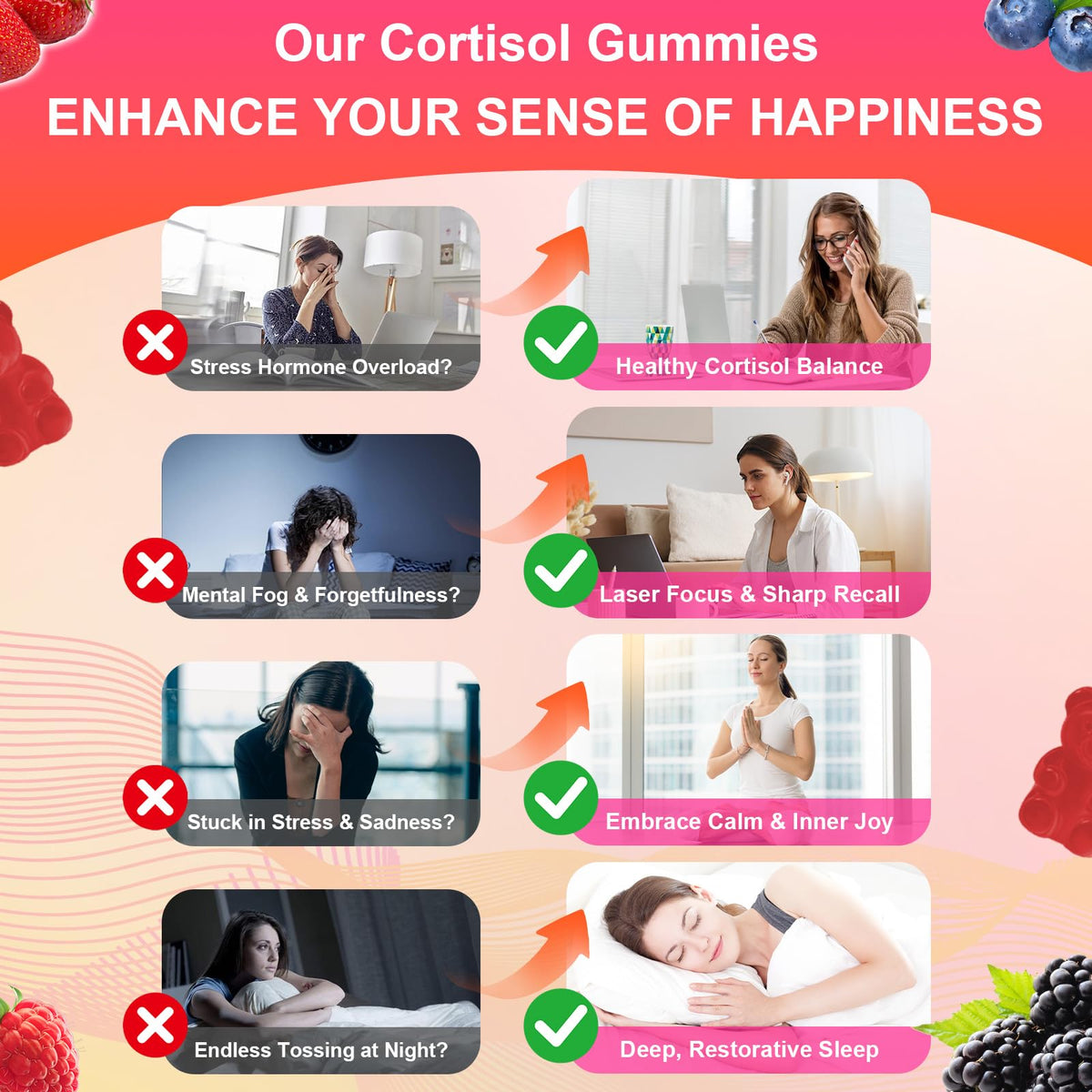 60 count stress management gummies