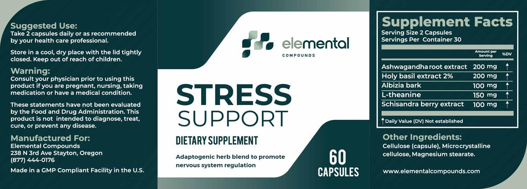 60 count stress support capsules