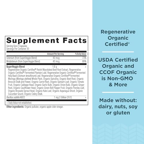 60 count super veggies supplement