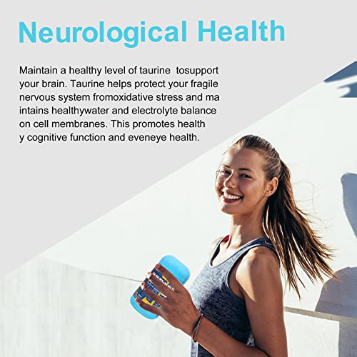 60 count taurine supplement bottle