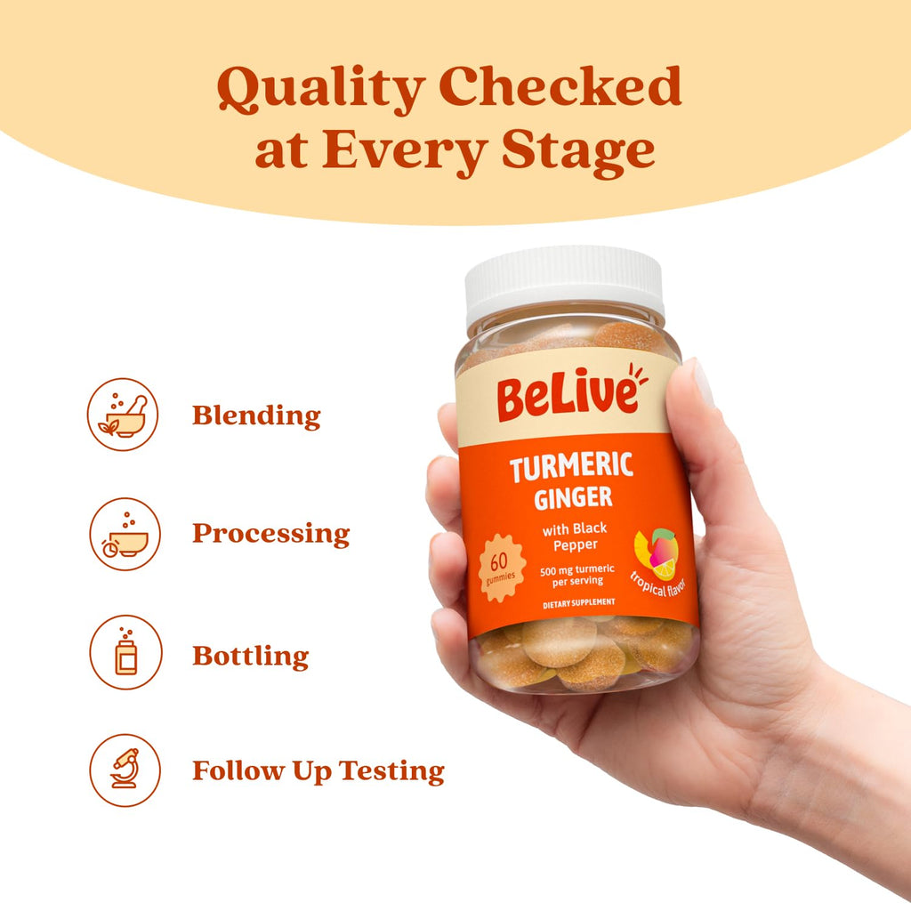 60 count turmeric ginger gummy benefits
