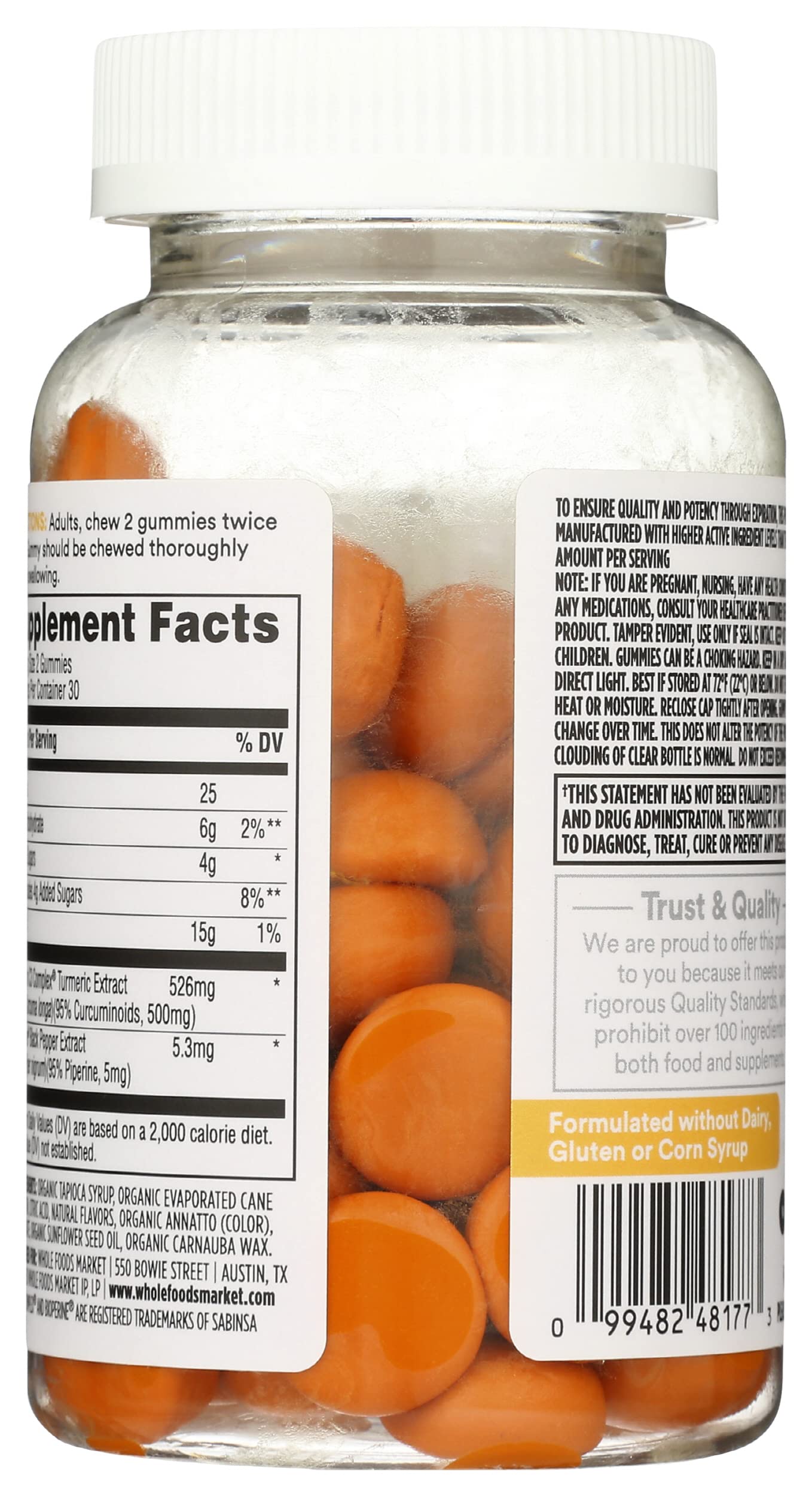 60 count turmeric gummy vitamins