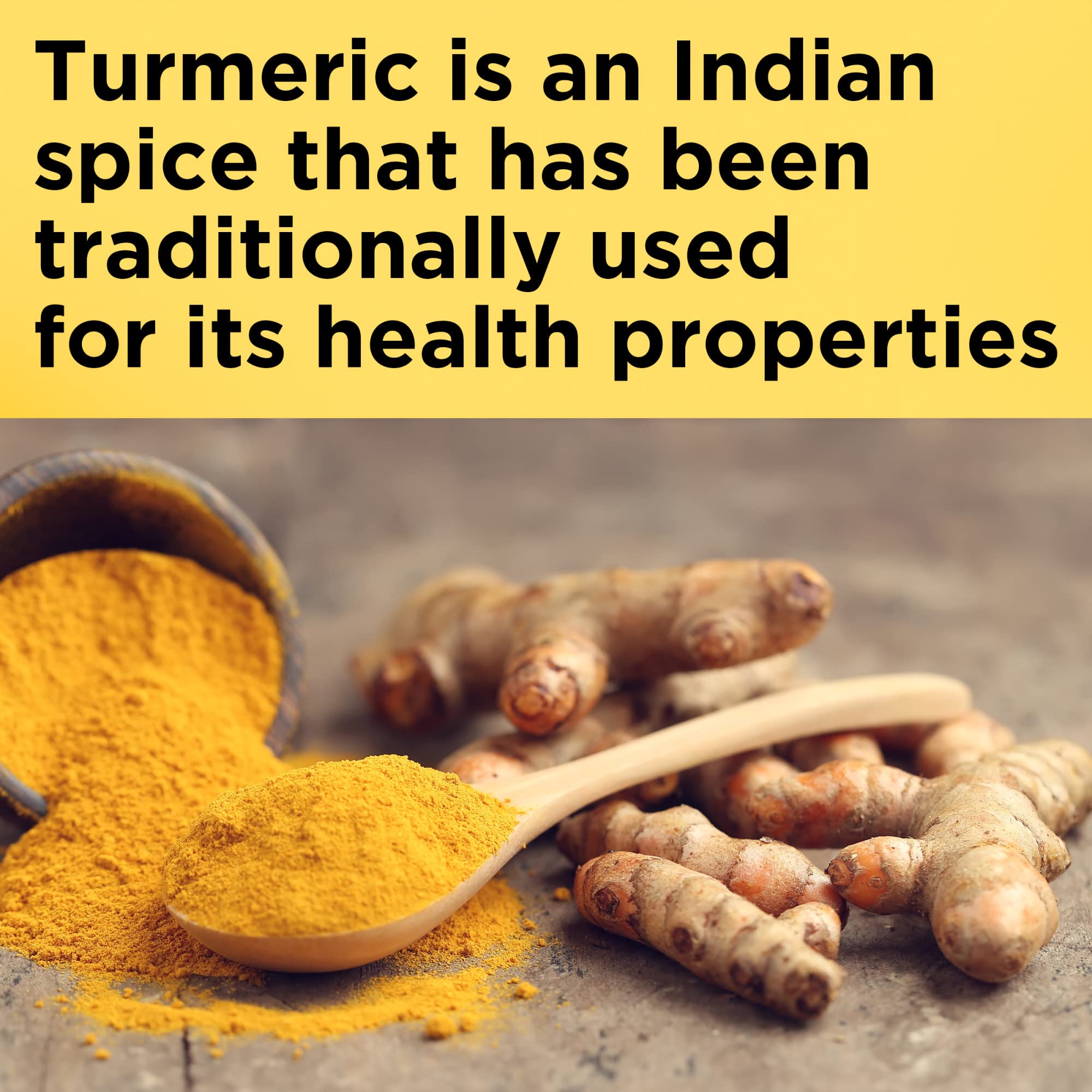 60 count turmeric supplement for health