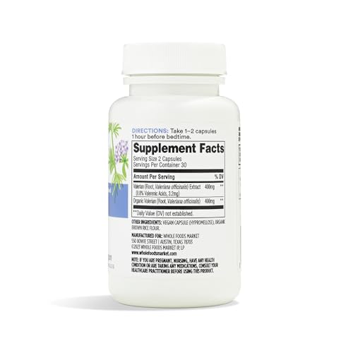 60 count valerian root for better sleep