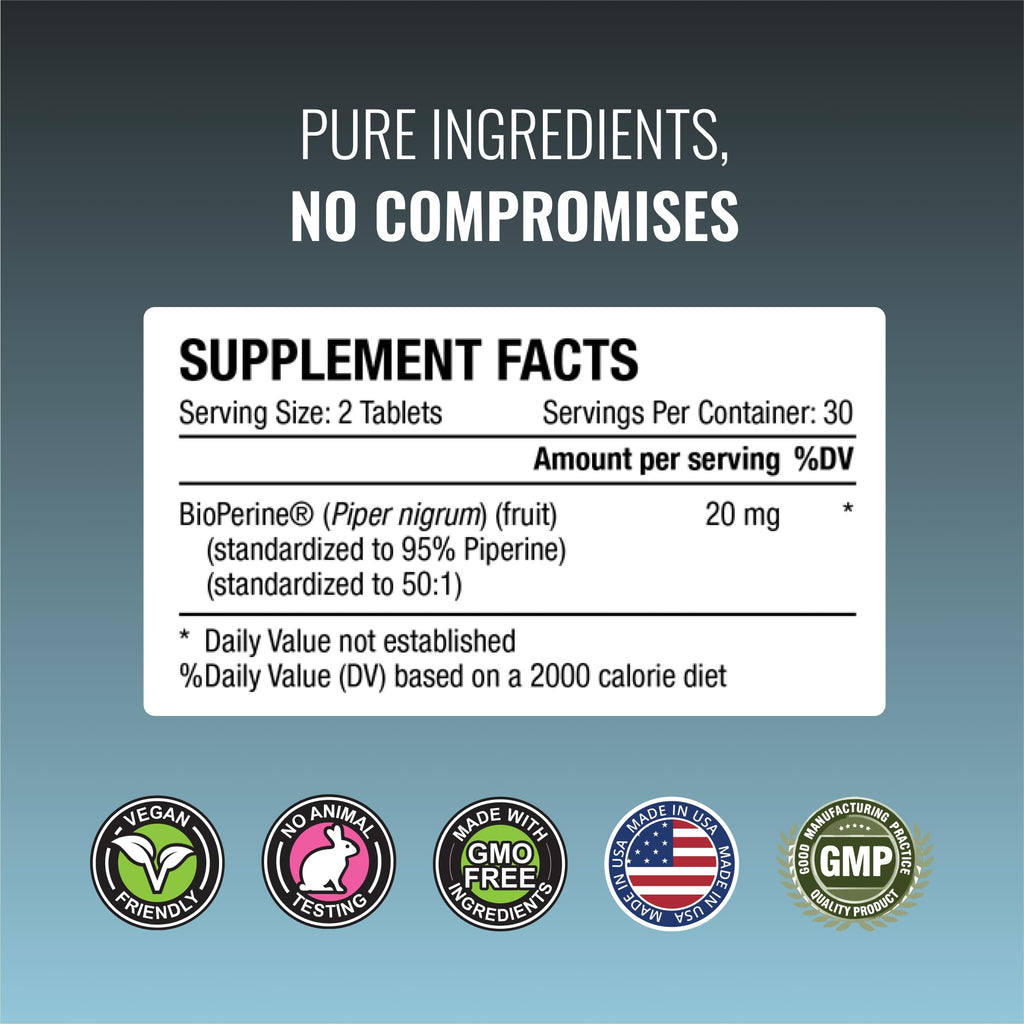 60 count vegan health tablets