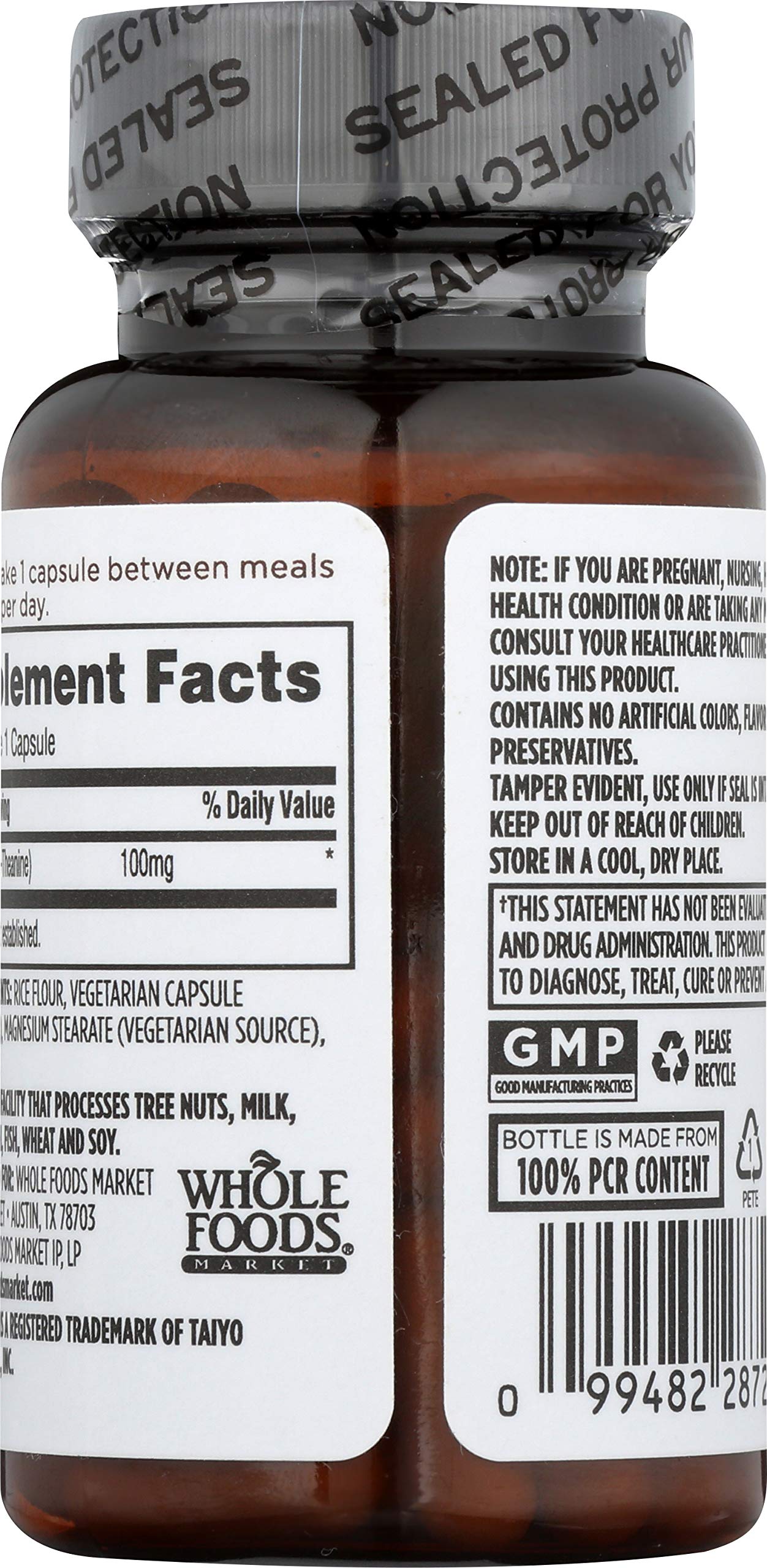 60 count vegan supplement bottle