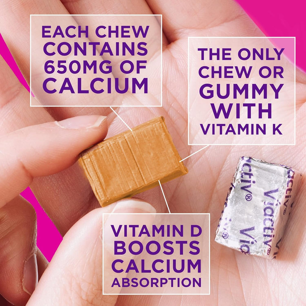 60 count Viactiv calcium chews for optimal support